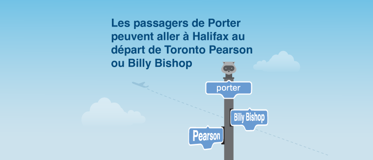 Vol Halifax. Réservez un billet avion avec Porter Airlines